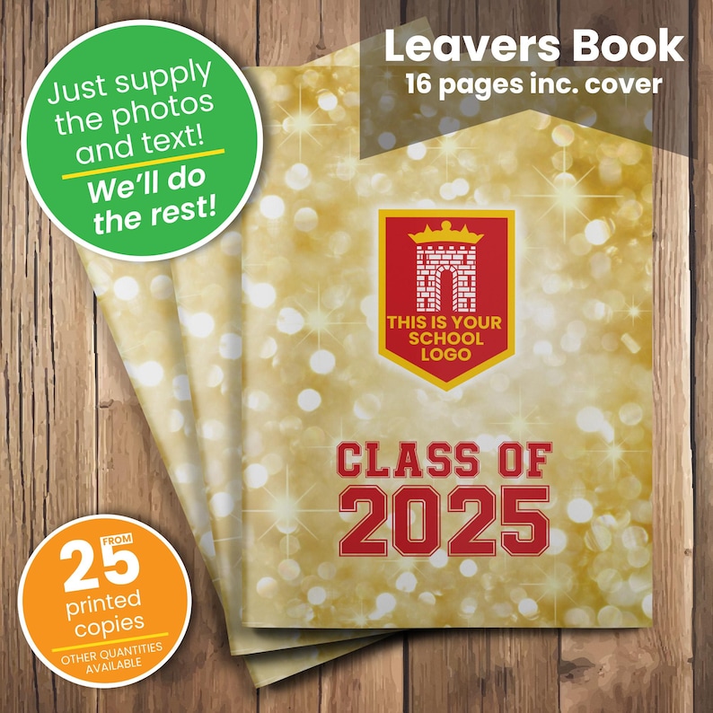 Primary School Yearbook, Class of 2025, Leavers Annual | A4, Colour ...