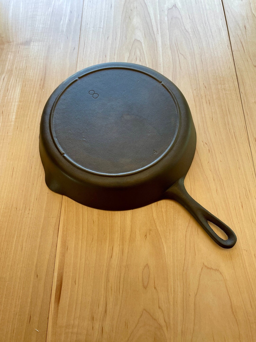 Vintage 1950’s 3 Notch Lodge #8 Cast Iron Skillet - Etsy
