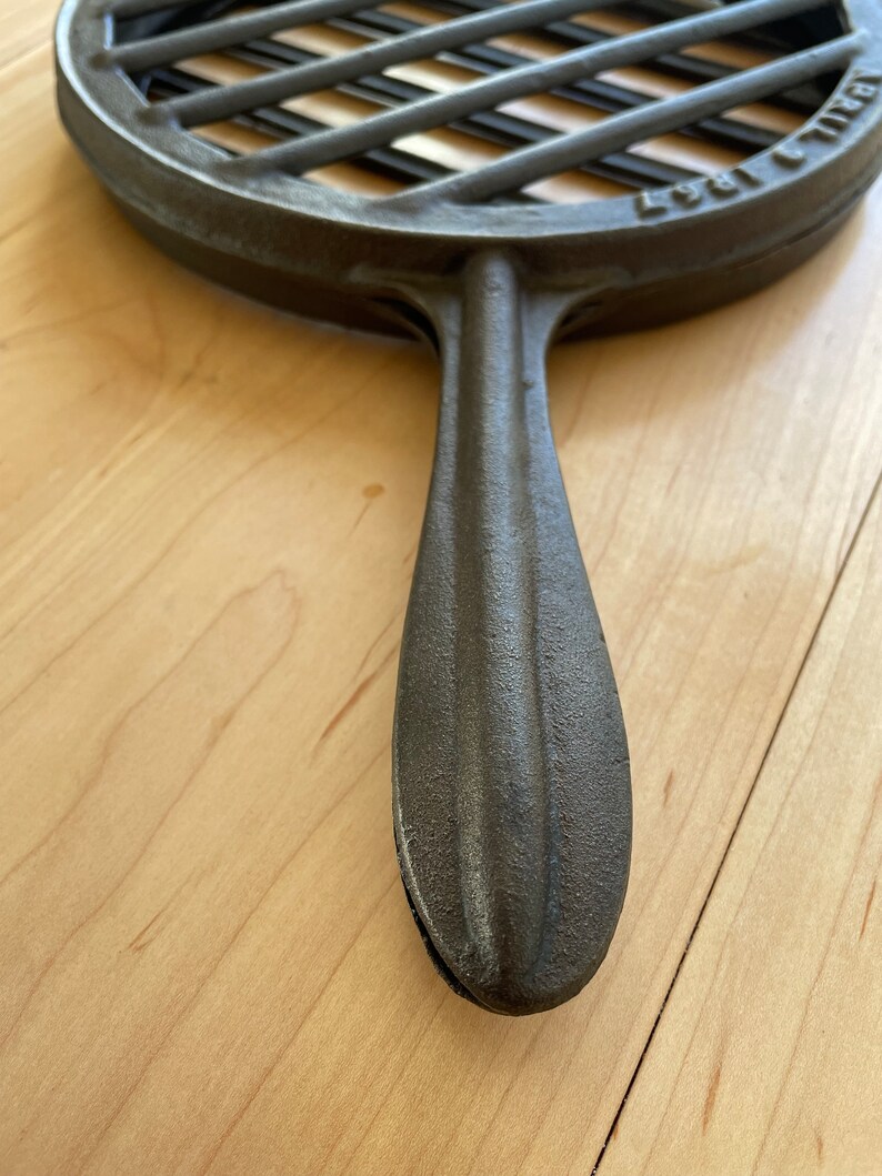 Rare! Russell’s Patent 1867 Cast Iron Hinged Double Broiler - Etsy