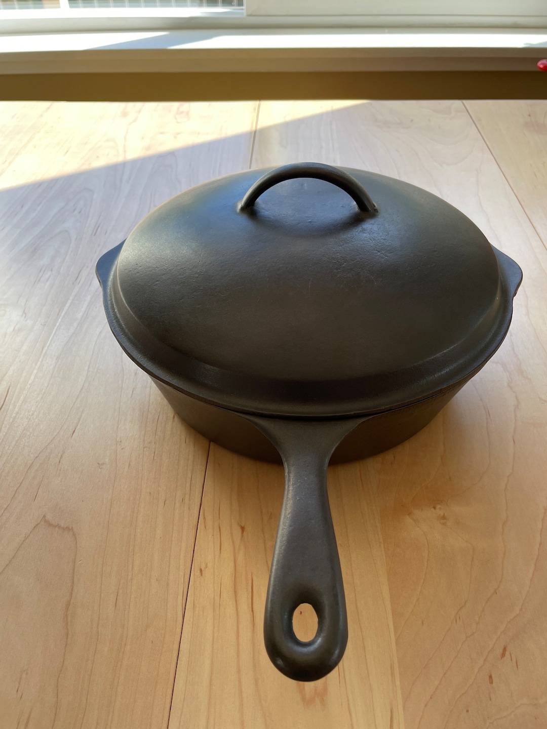 Unmarked Wagner Ware Cast Iron Chicken Fryer W/ Matching Lid - Etsy