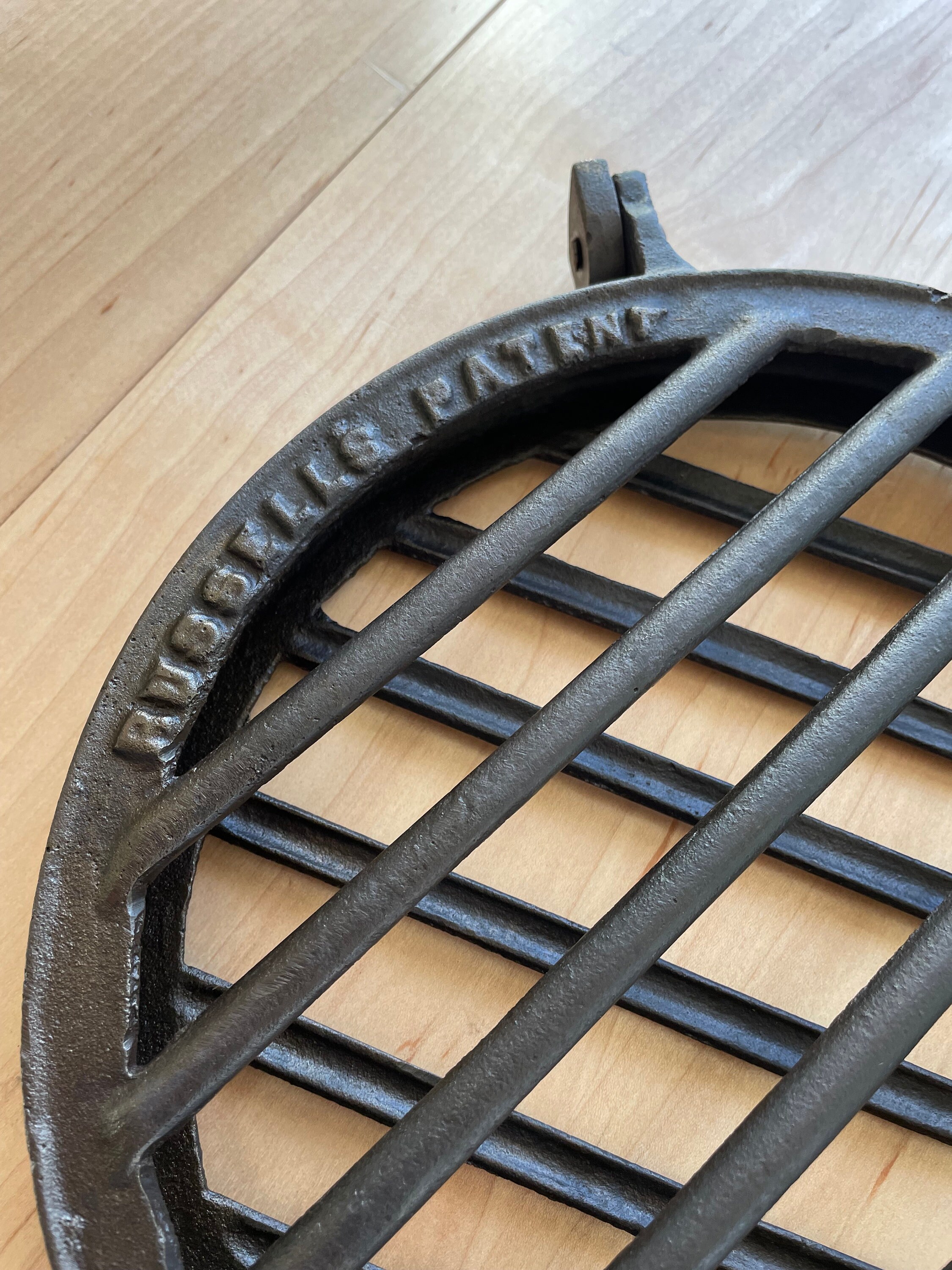 Rare! Russell’s Patent 1867 Cast Iron Hinged Double Broiler - Etsy