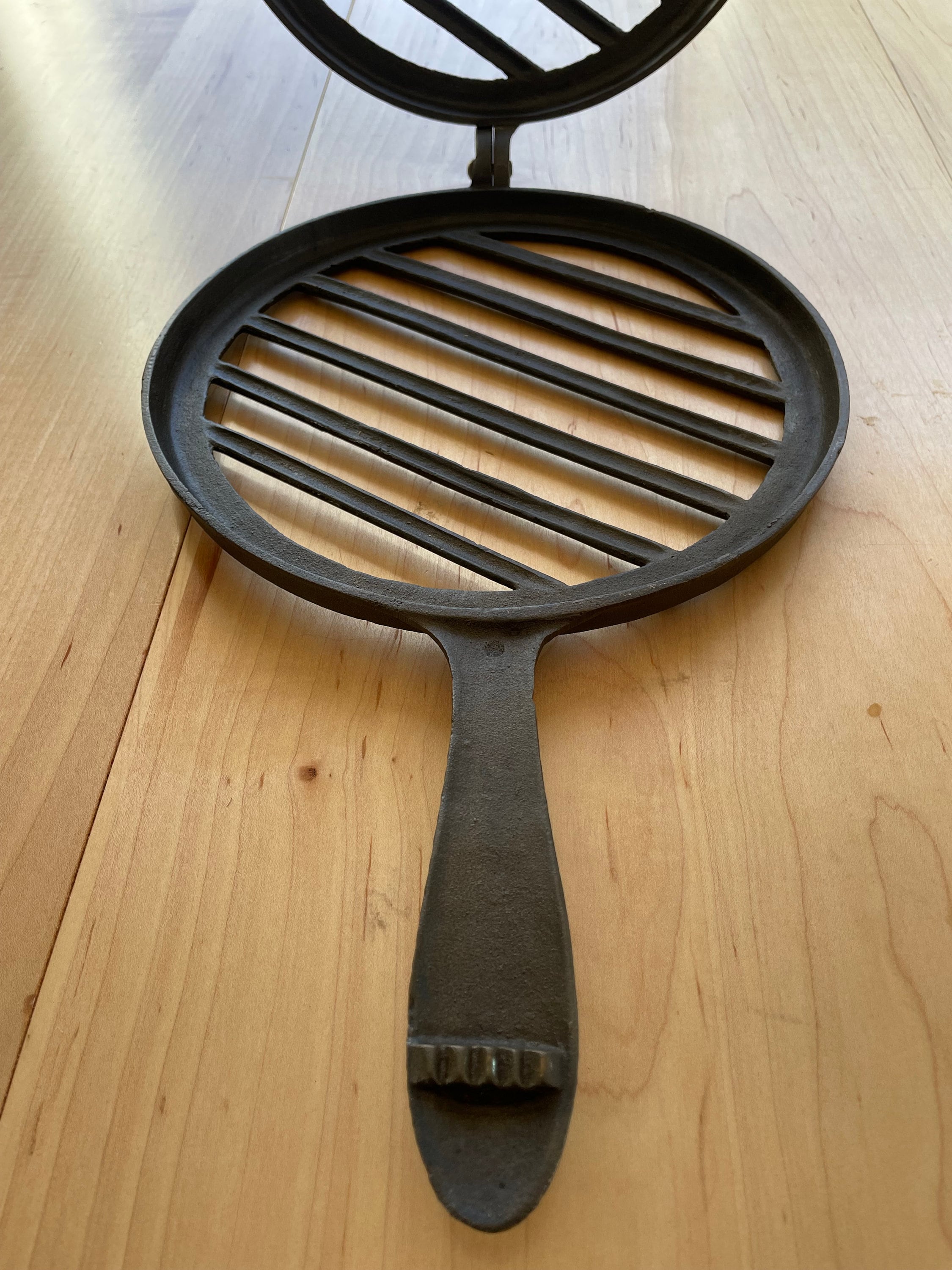 Rare! Russell’s Patent 1867 Cast Iron Hinged Double Broiler - Etsy