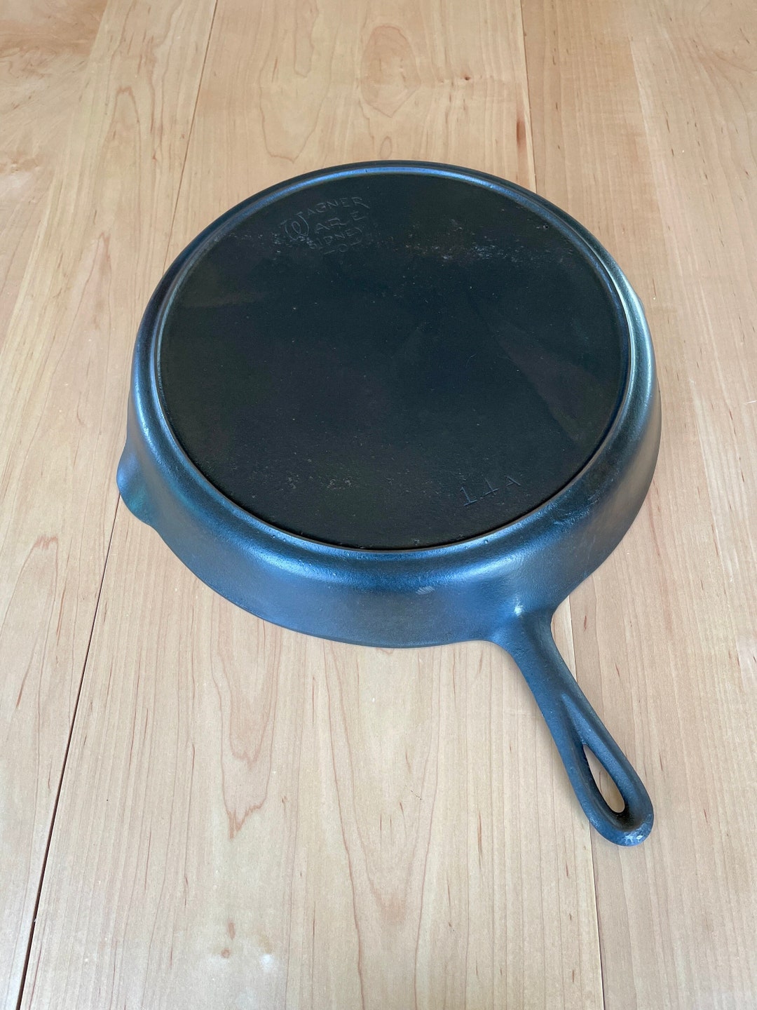 Huge Wagner Ware 14 Cast Iron Skillet W/ Stylized Logo-see Description ...