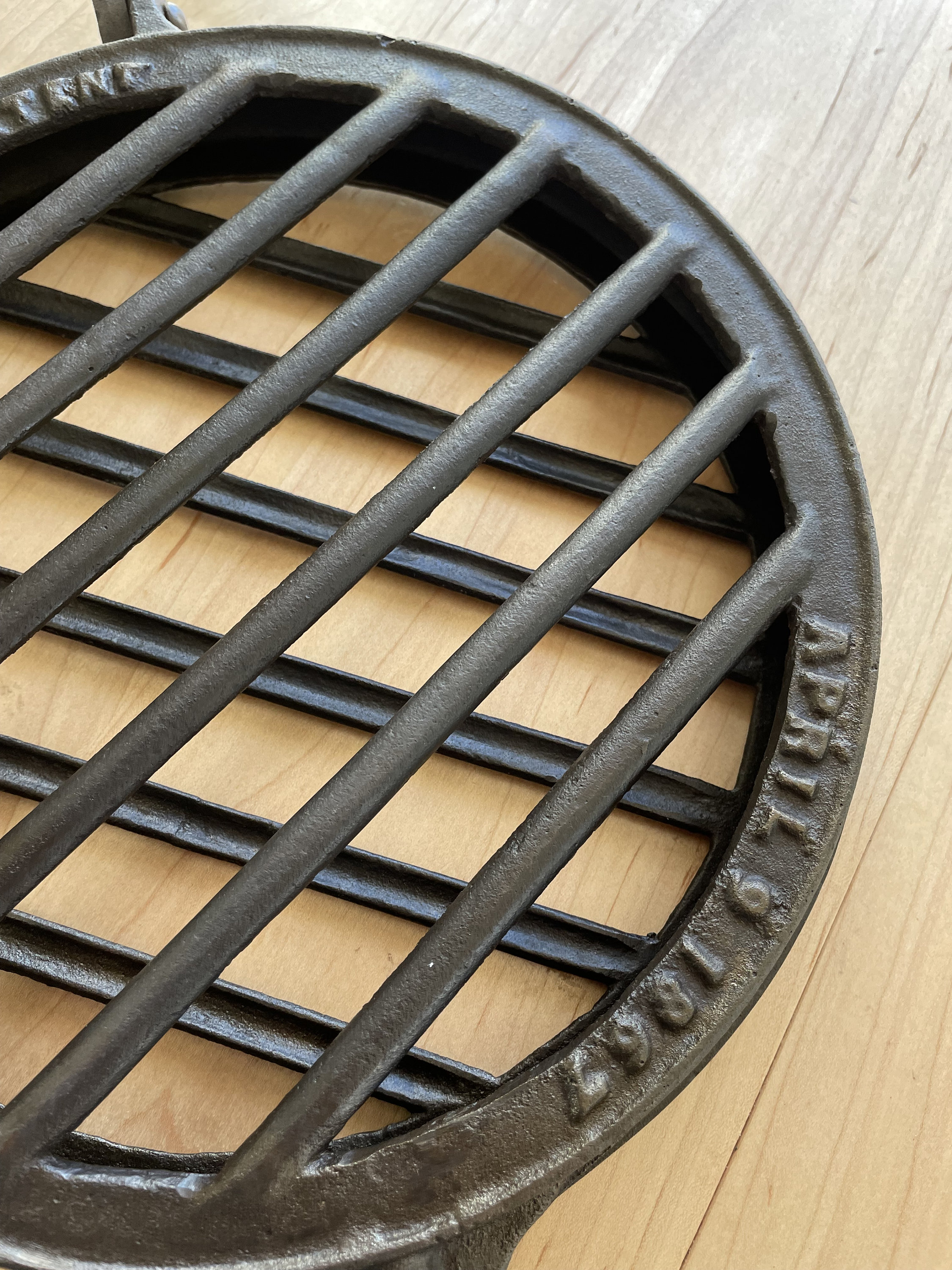 Rare! Russell’s Patent 1867 Cast Iron Hinged Double Broiler - Etsy