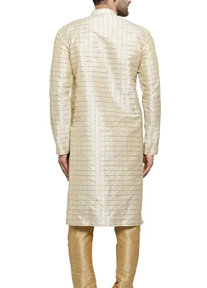 Mens Traditional Kurta Pajama Silk Wedding Kurta Pajama Raw | Etsy