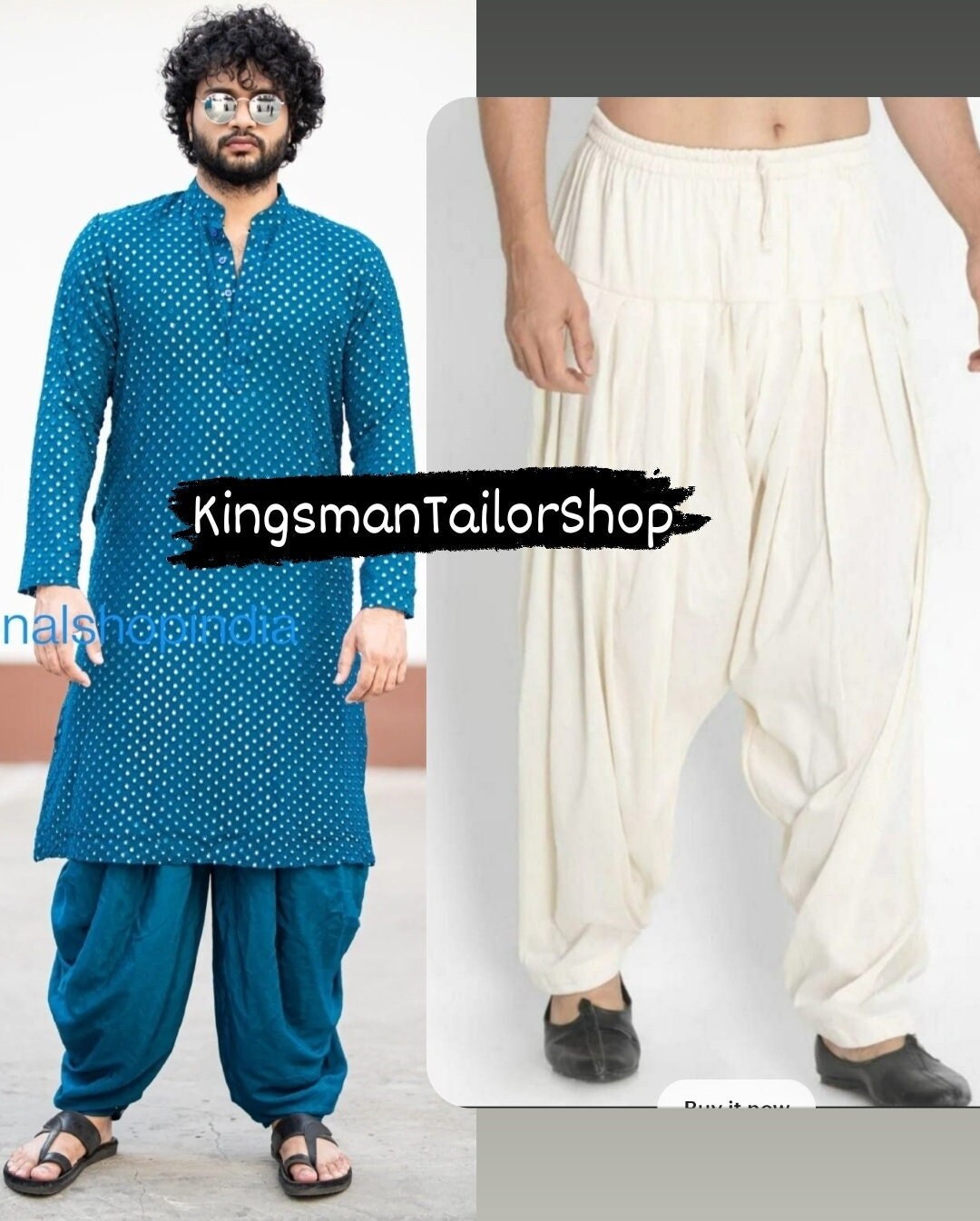 Custom Made Pathani Salwar Kameez, Eid Kurta Salwar, Pathani Salwar ...