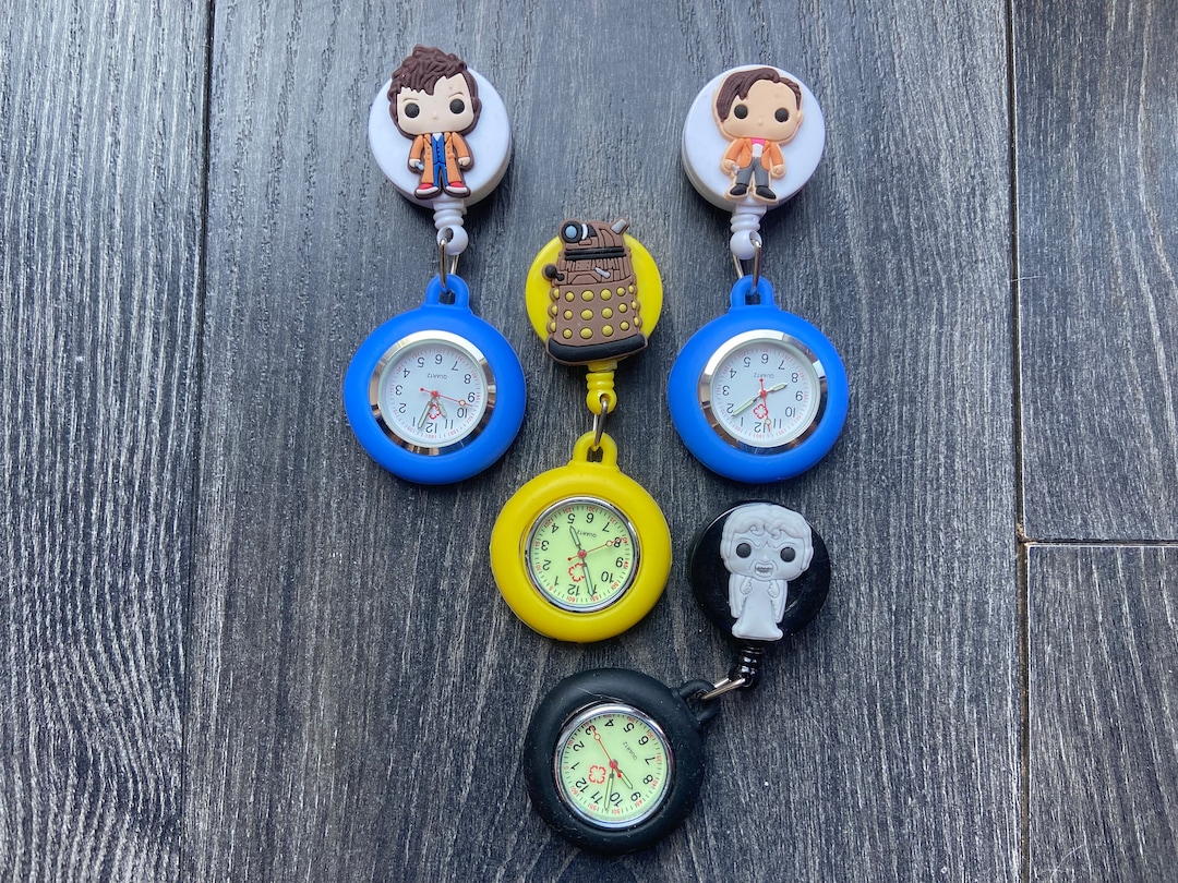 Doctor Who Retractable Fob Watch Perfect for Nurses, Vets, Doctor ...