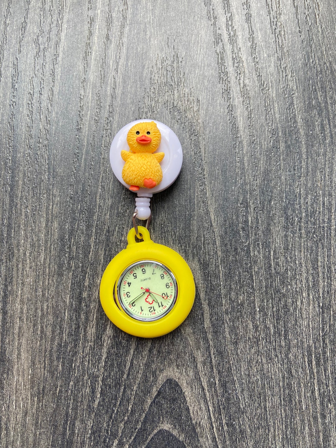 Cute Little Duck Retractable Fob Watch Perfect for Nurses, Vets ...