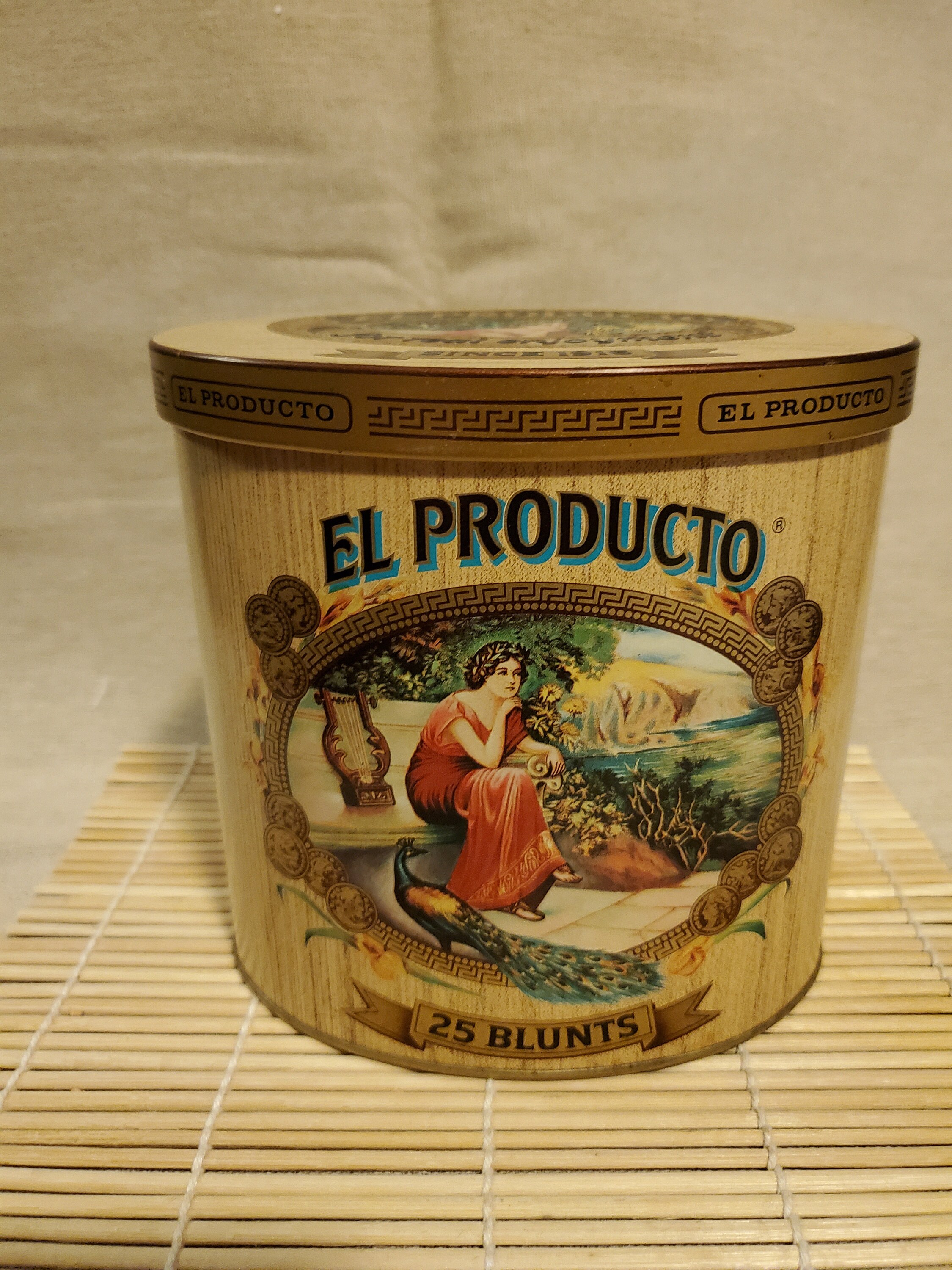 Vintage El Producto 25 Blunts Cigars Oval Shaped Tobacco Tin - Etsy