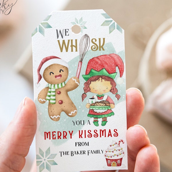 Whisk Christmas Tags - Etsy