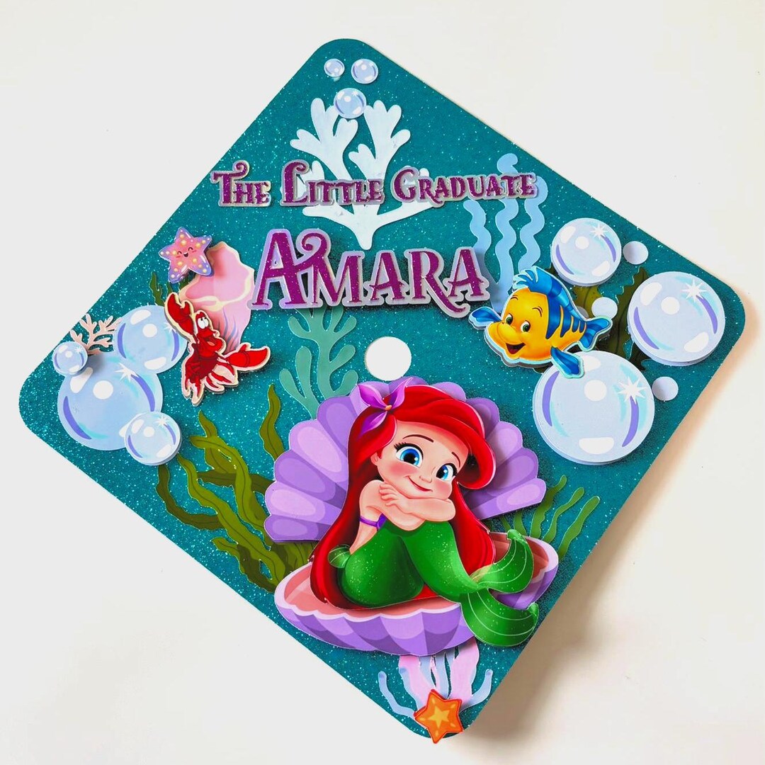 Baby Ariel Graduation Cap - Etsy