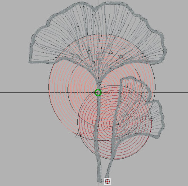 Ginko Leaves Embroidery Design, Ginko Machine Embroidery, Ginko ...