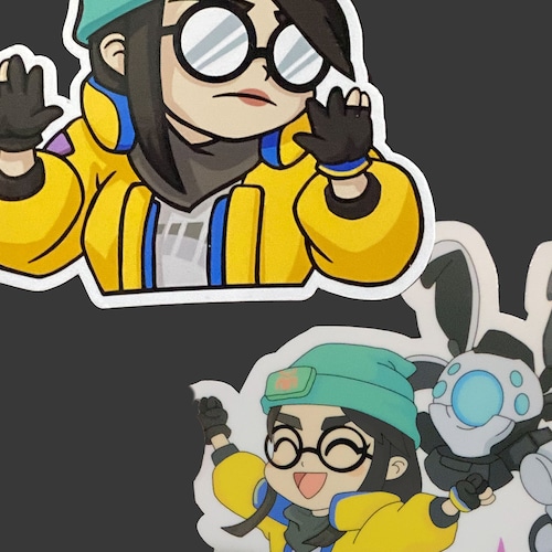 Killjoy Sticker Valorant Agent Sticker Glossy Die Cut - Etsy