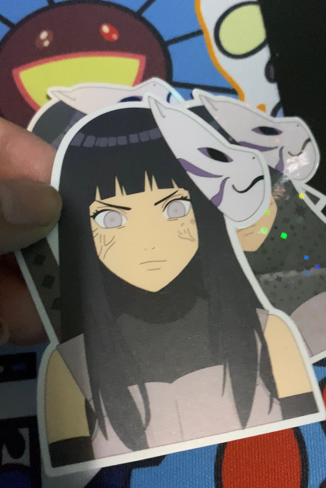 Anime Sticker, Black Ops Hinaa, Matte Waterproof Sticker, Holographic ...