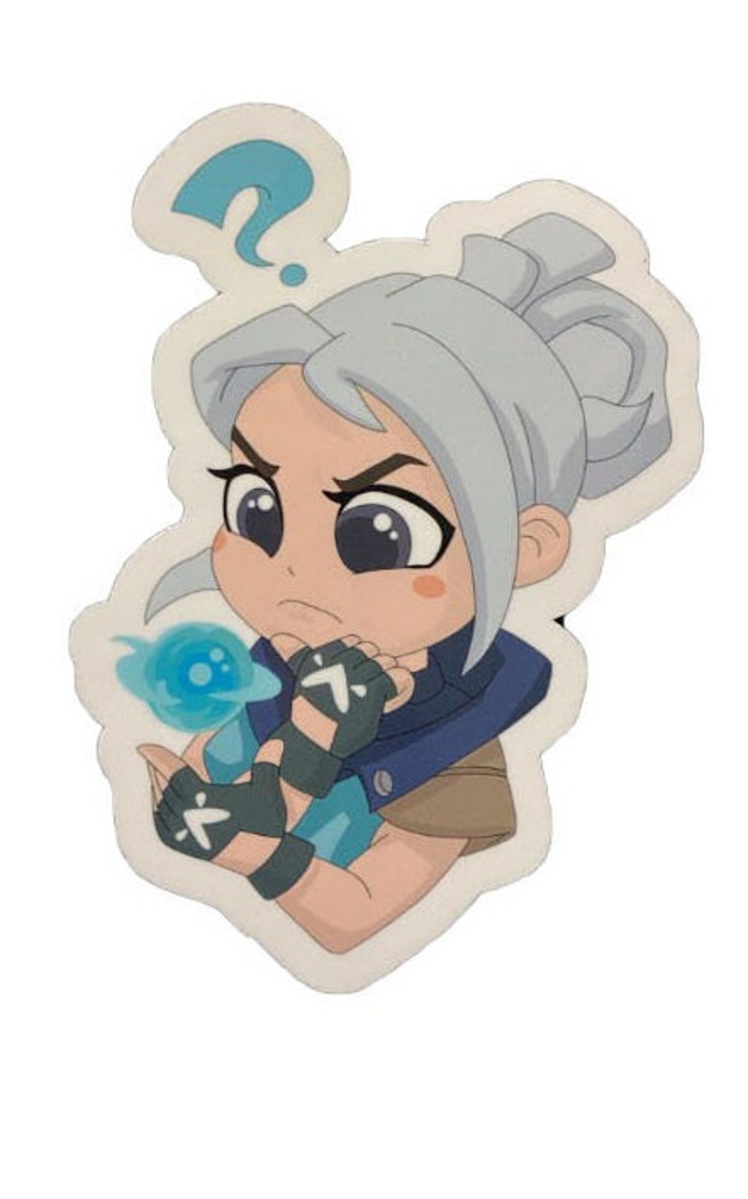 Jett From Valorant Stickers, Revive Me Spray, Valorant Meme Sticker ...