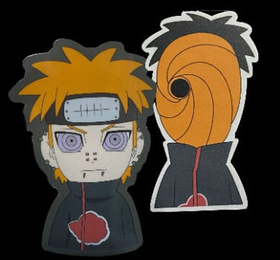 Pain Anime Sticker, Pain Sticker, Chibi Anime Sticker, Waterproof Matte ...