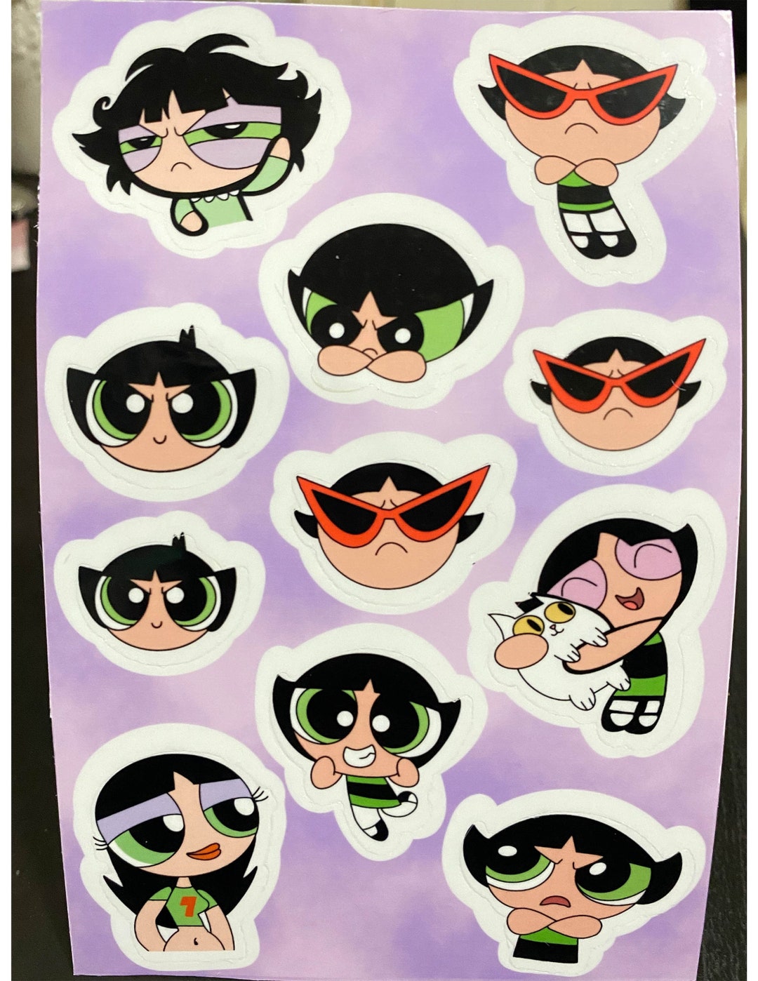 Butter/cup Clear Sticker Sheet, Butter/cup Scrapbook Sticker Sheet ...