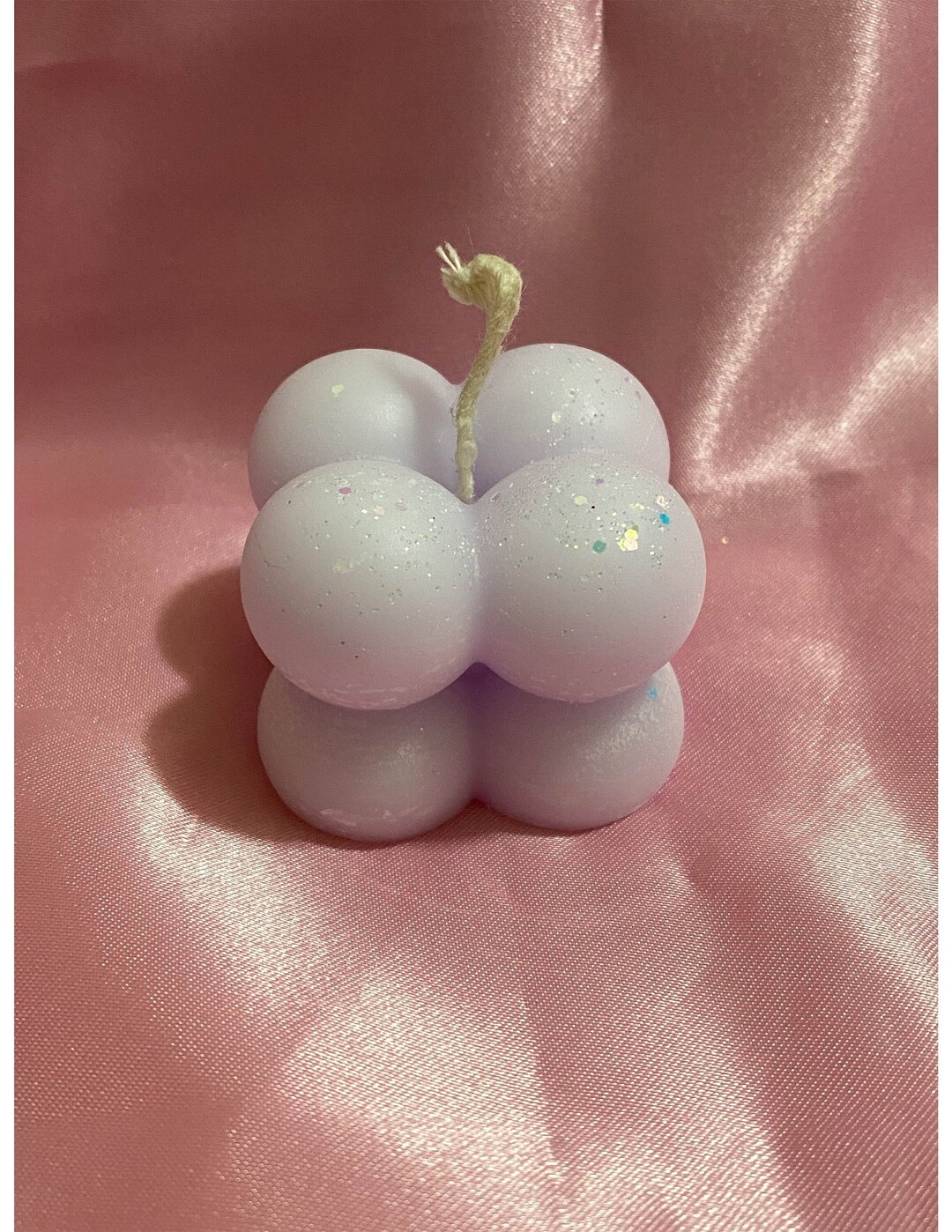 Mini Bubble Candle, Scented Cube Candle, Bubble Candle With Wick - Etsy
