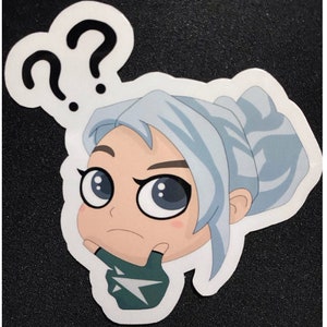 Jett Valorant Sticker, 'what Was That' Valorant Spay, Valorant Spray ...