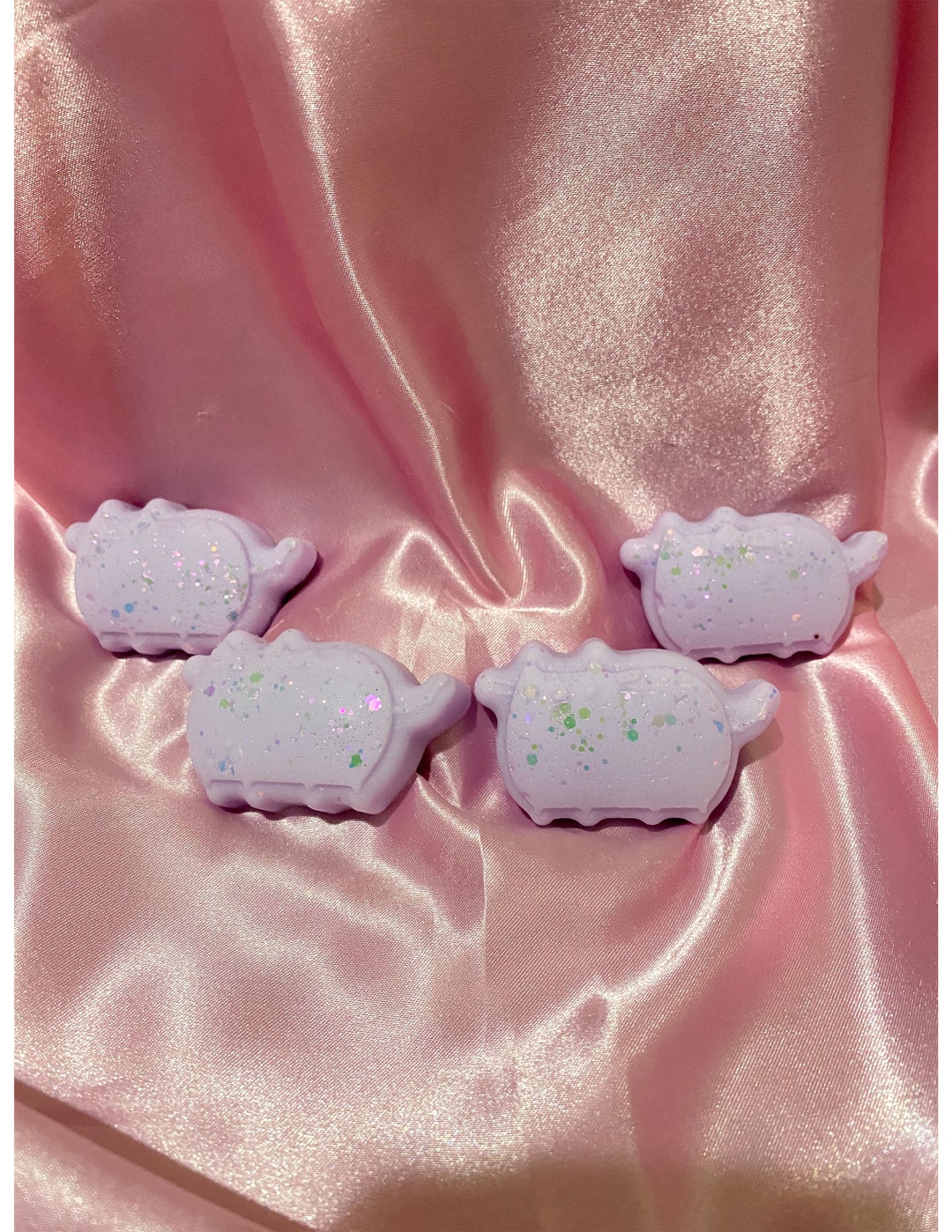 4 Piece Anime Cat Wax Melt, Glitter Kitty Cat 4 Pack, Wax Melt 4 Pack ...