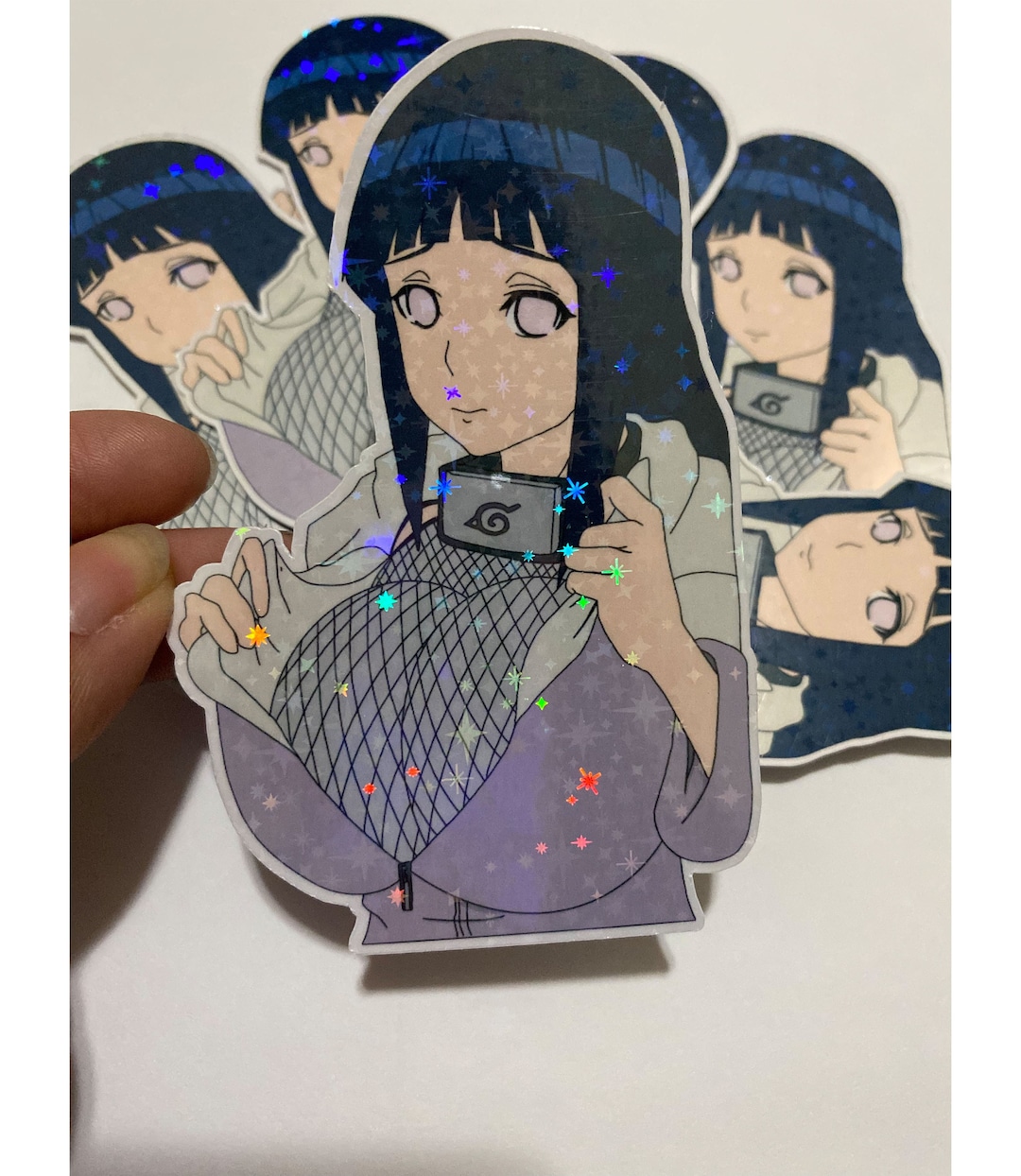 Big Boobs Hinaa Holographic Sticker Holographic Anime Sticker Etsy