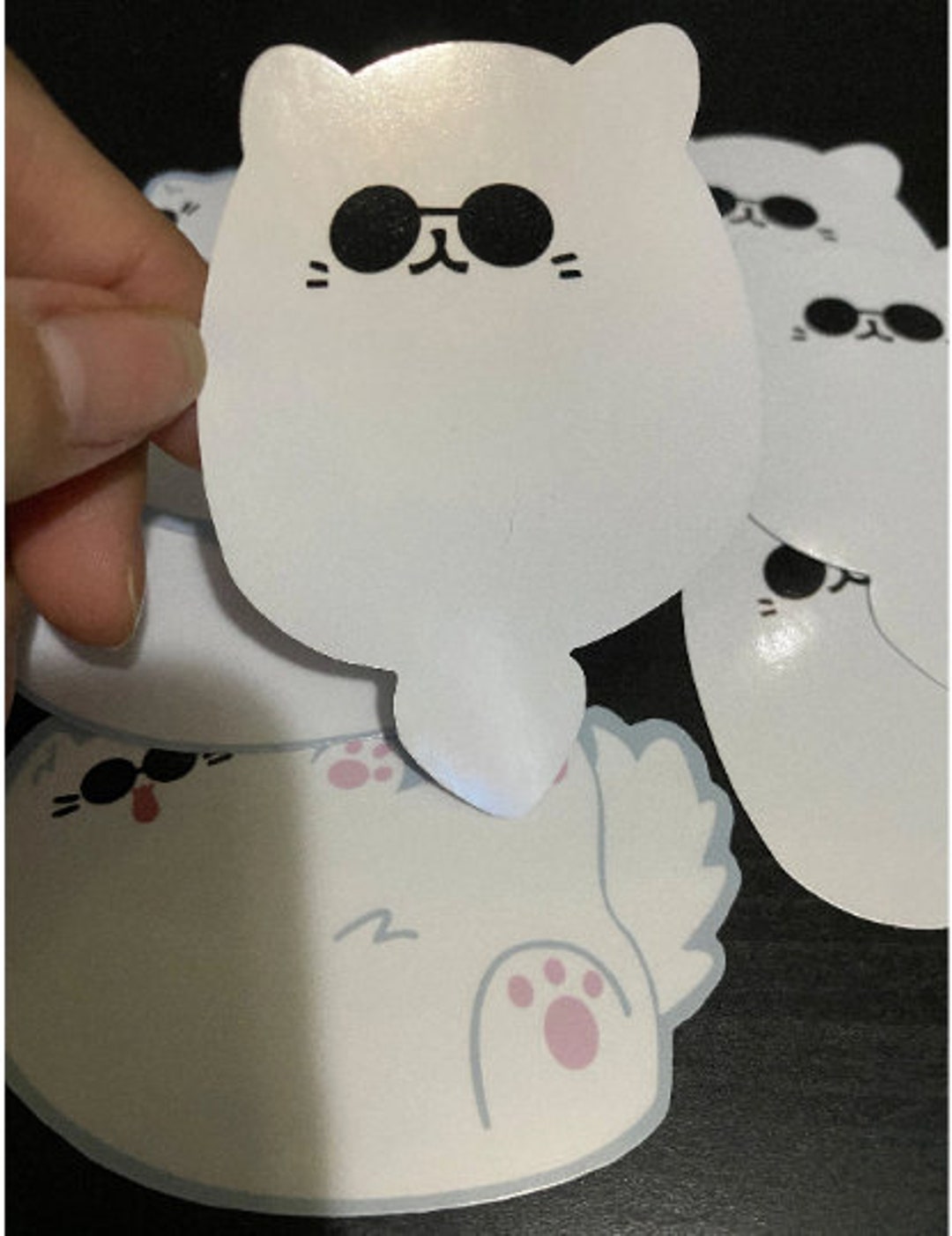 Go.jo Cat Sticker Pack, Anime Sticker Pack, Glossy Die Cut Weatherproof ...