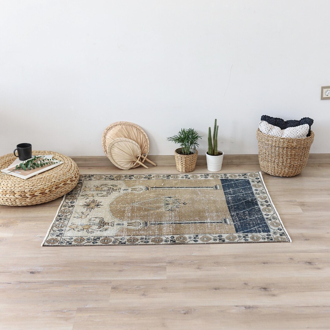 3x4 Anatolian Rug,natural Rug, Small Size Rug, Turkish Mini Rug,3x4 ...