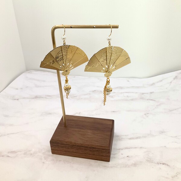 Fan Earrings - Etsy