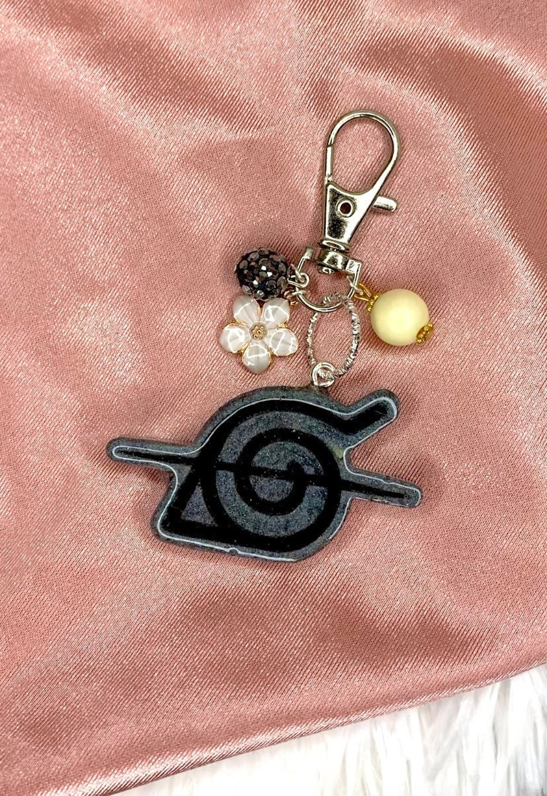 Grey & Black Ninja Keychain | Anime Gifts for Her | Valentine's Day ...