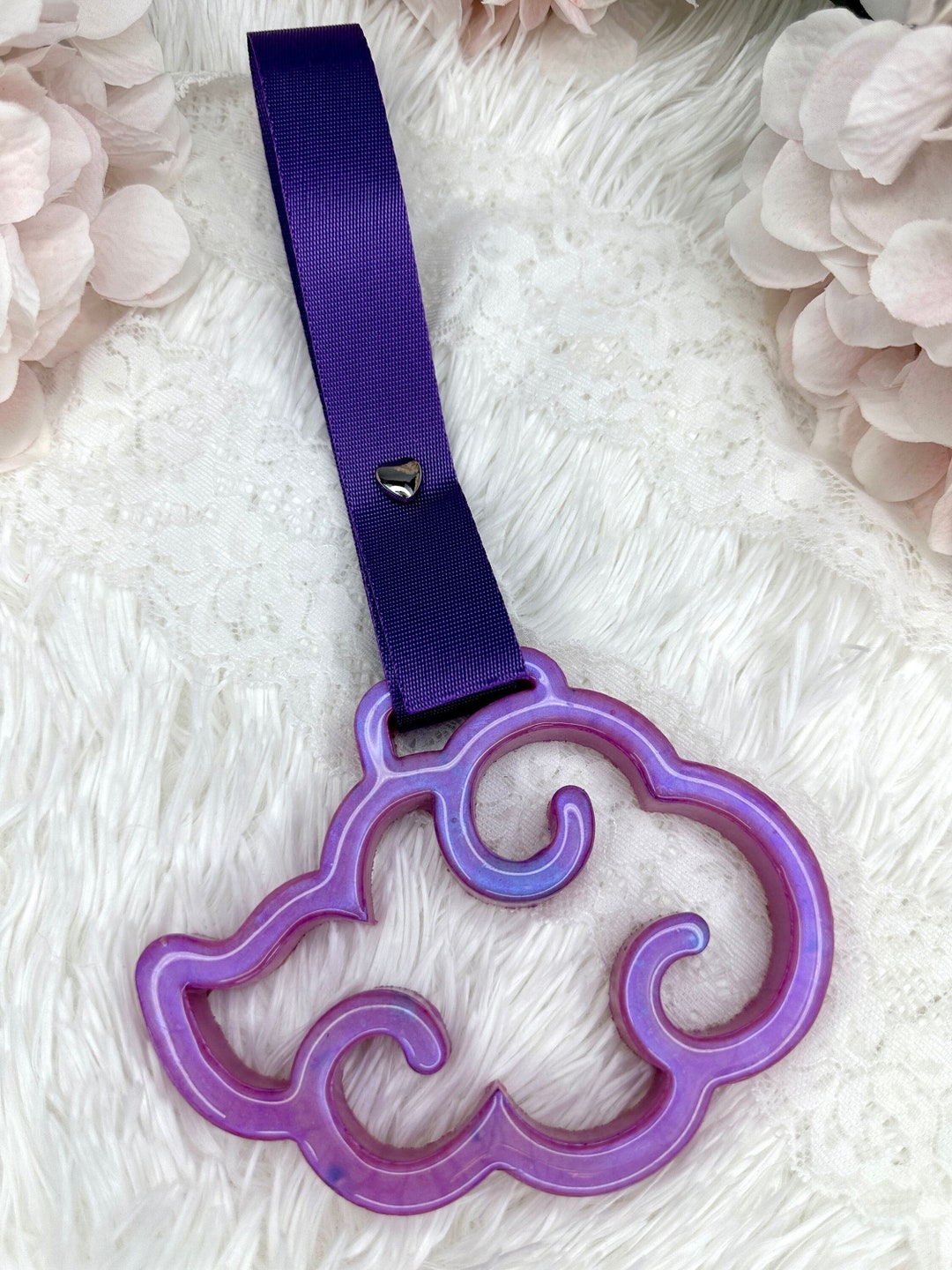 Holographic Purple Akatsuki Cloud Tsurikawa | Anime Gifts for Her ...