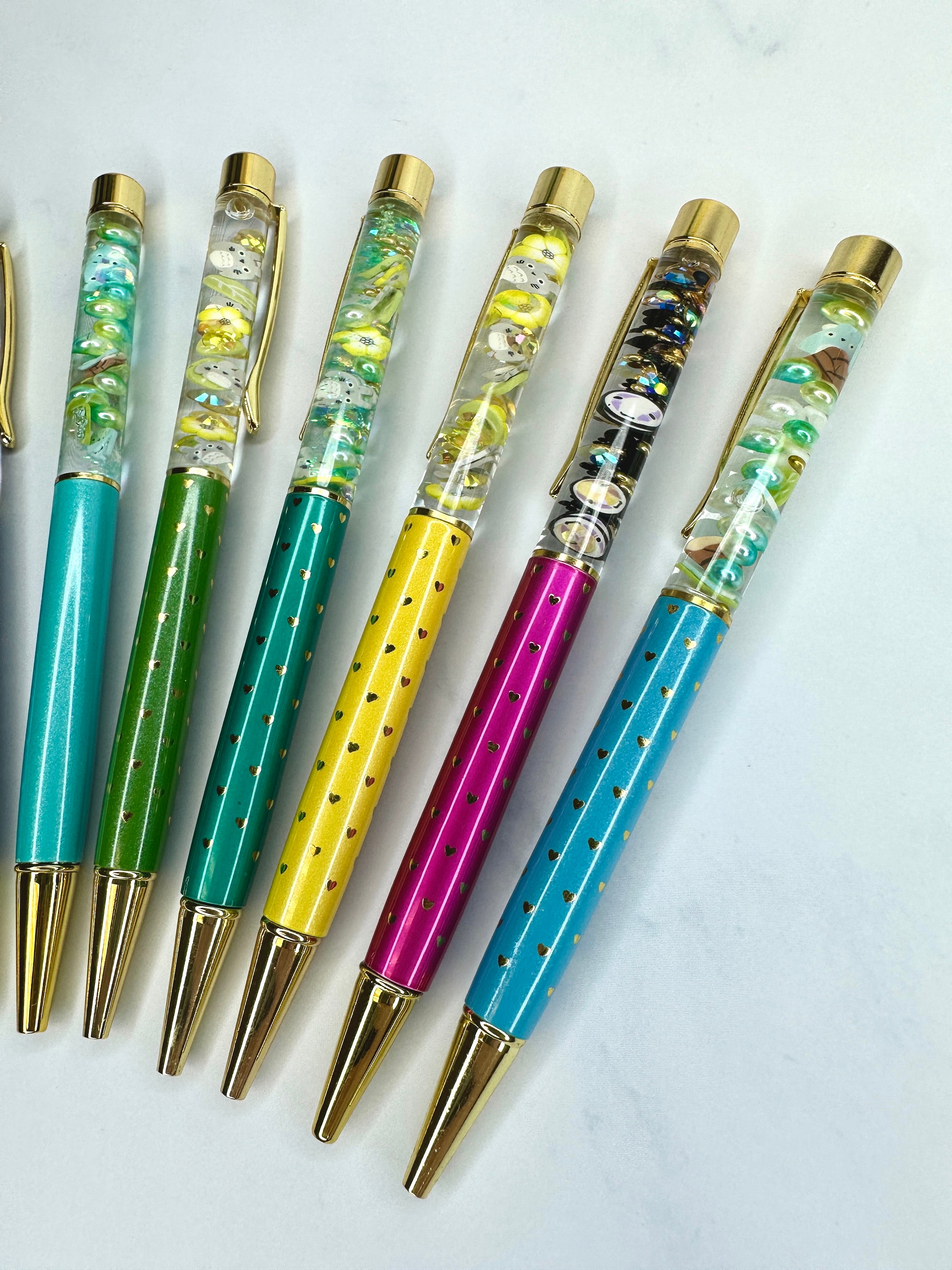 BACK IN STOCK Anime Inspired Float Pen Snow Globe Pen Anime Floating ...