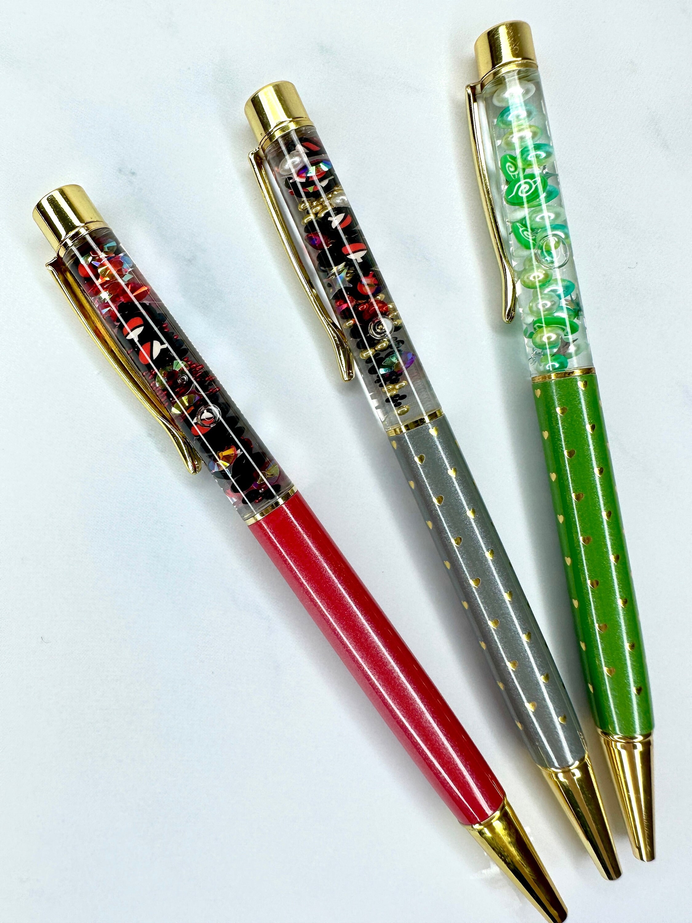 Anime Inspired Floating Pens Anime Floating Pen Snowglobe Pen Anime ...