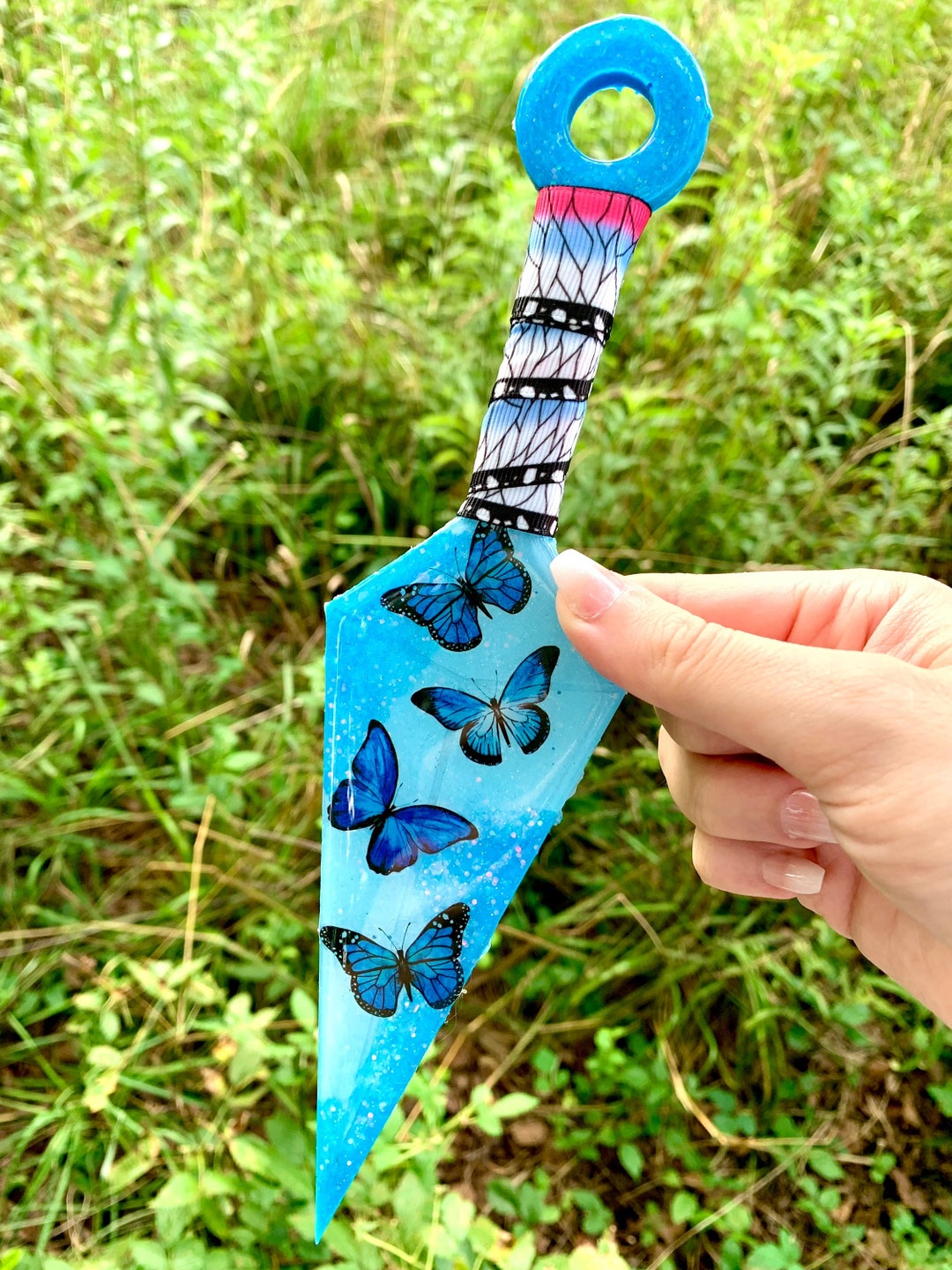 Blue Butterfly Kunai - Etsy