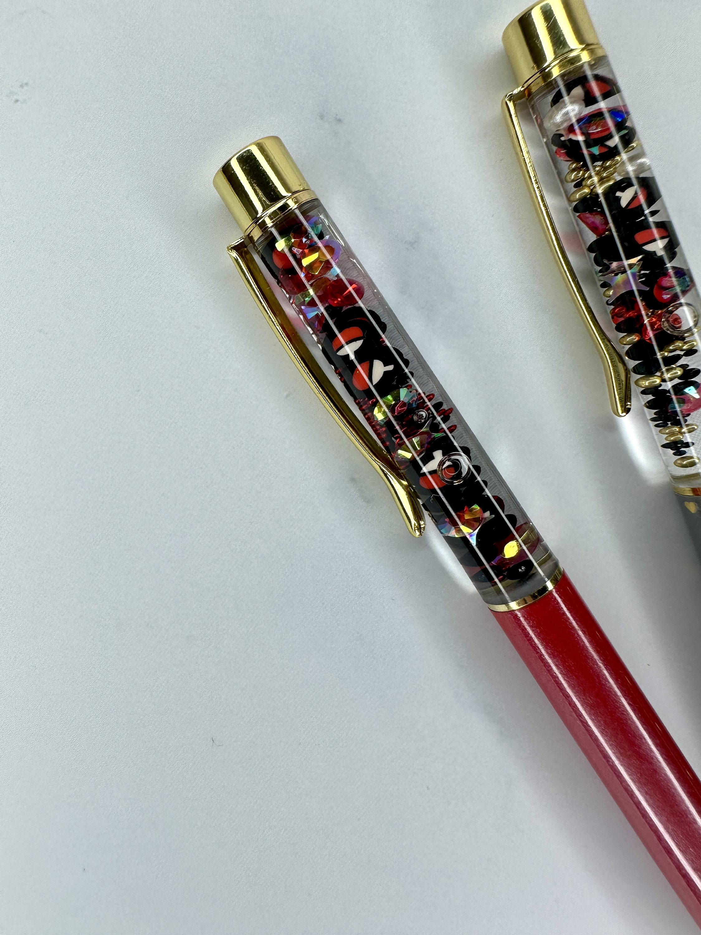 Anime Inspired Floating Pens Anime Floating Pen Snowglobe Pen Anime ...