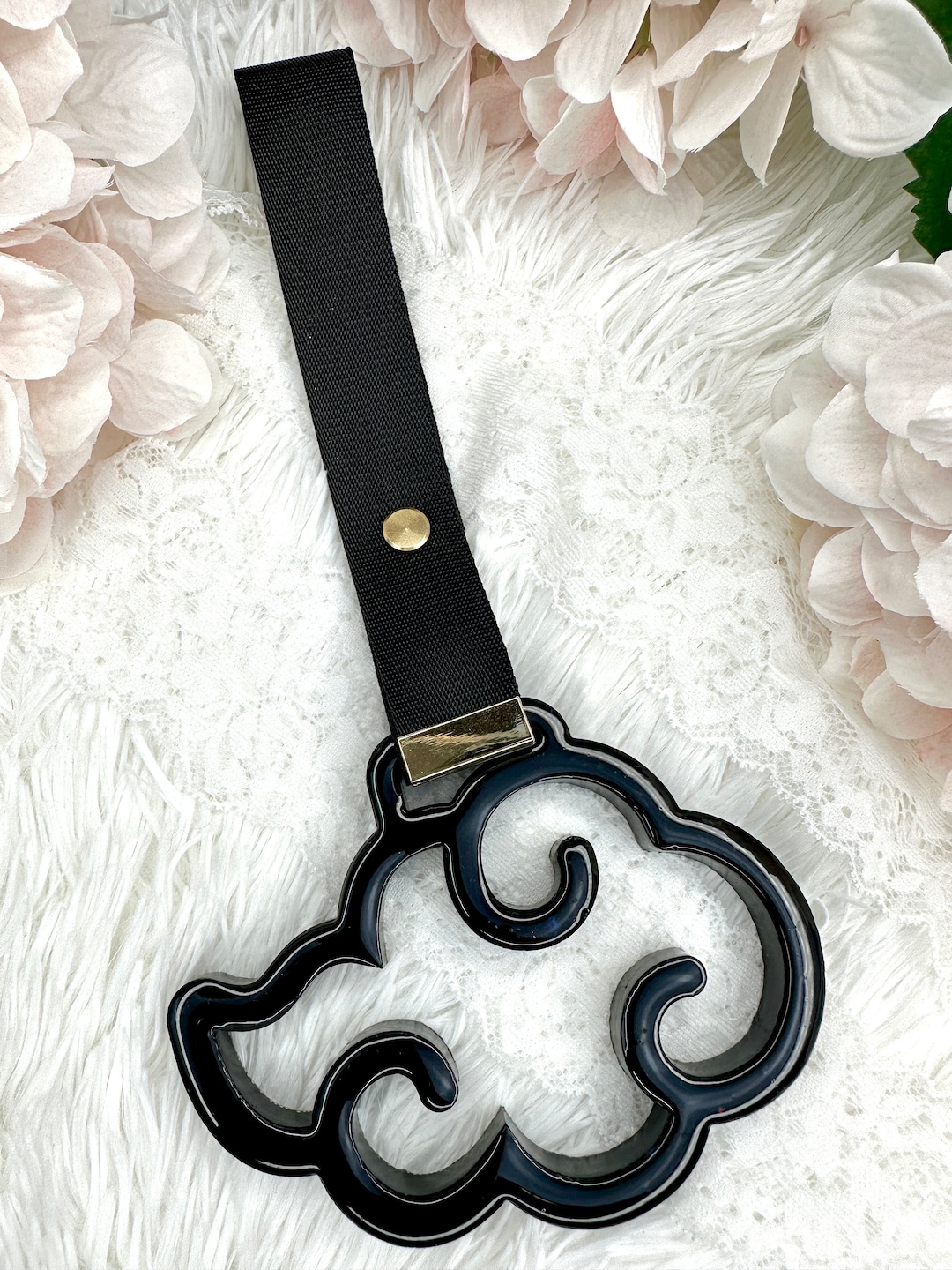 Black Akatsuki Cloud Tsurikawa | Anime Car Accessories | Akatsuki Car ...