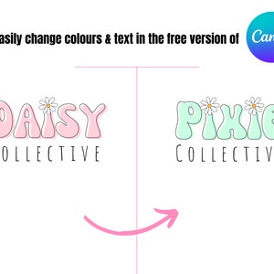 Daisy Logo Design for Small Business Logo a Fun Bright Logo Canva ...