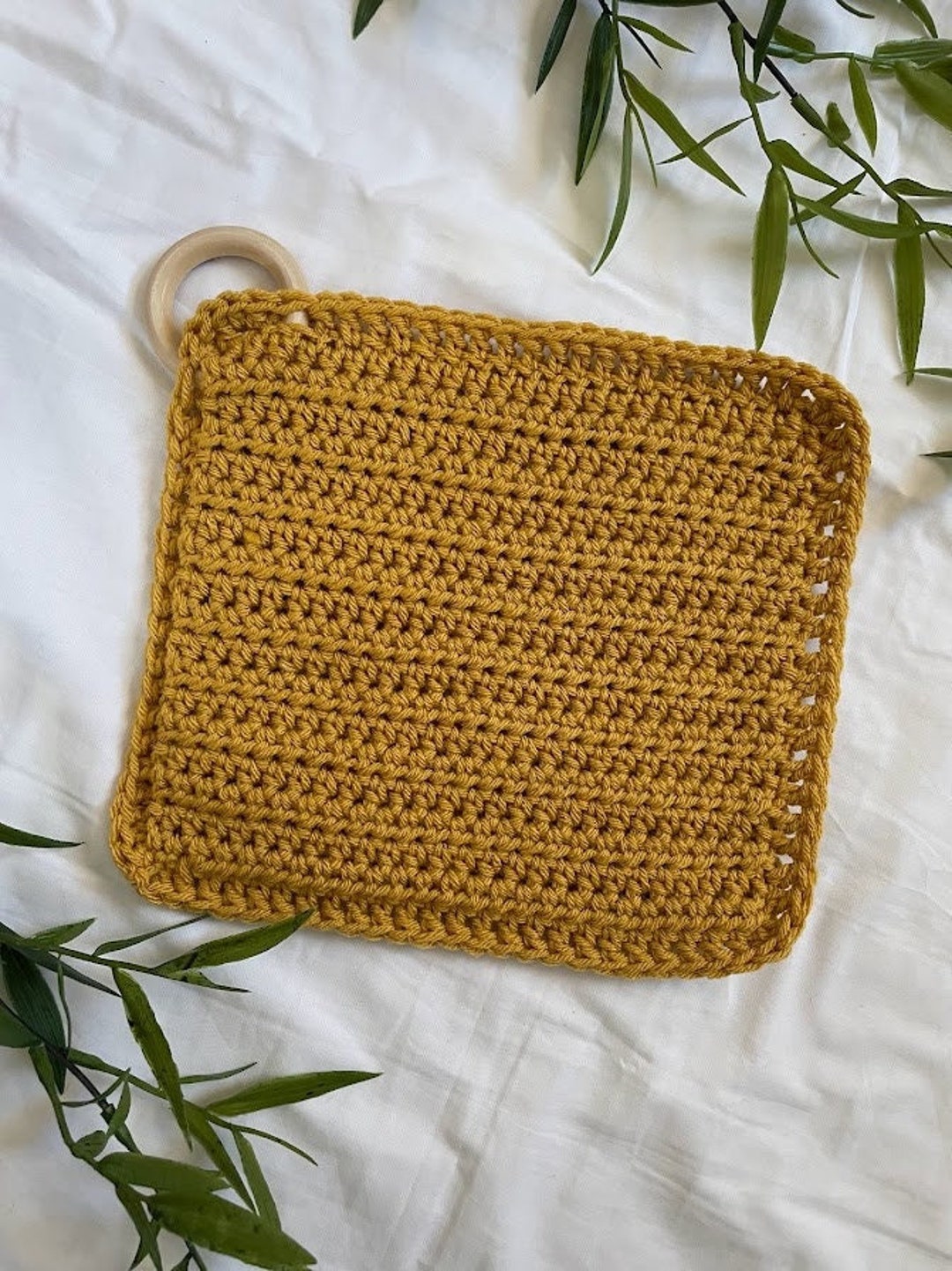 Crochet Pattern | Simple Crochet Potholder - Etsy