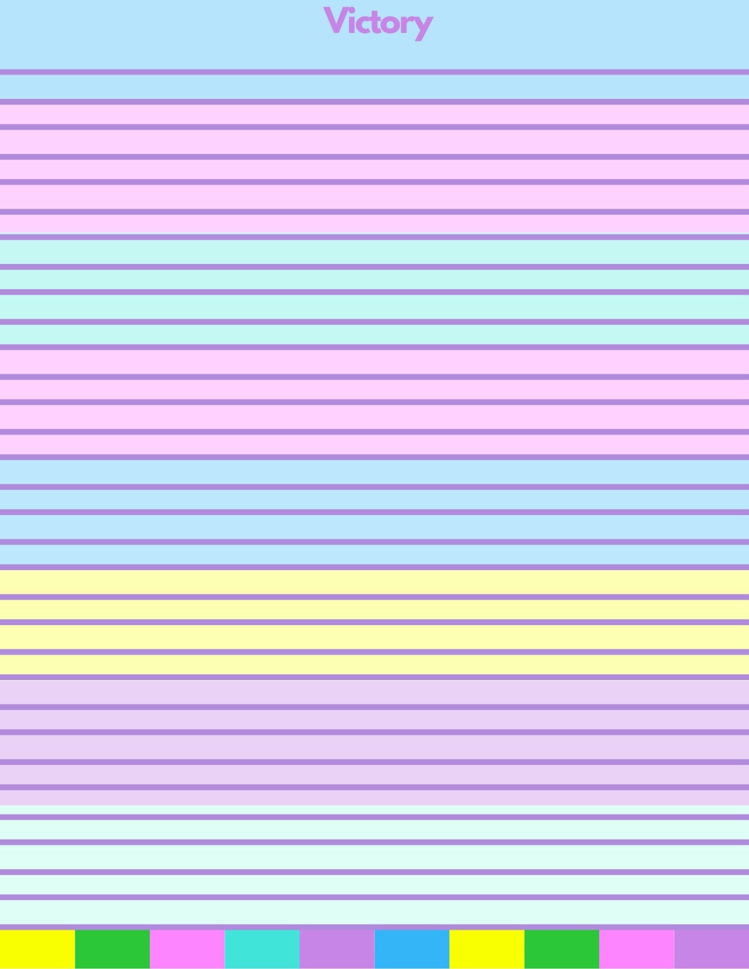 Printable Victory Christian Themed Decorative Note Page | 8.5x11 Inches ...