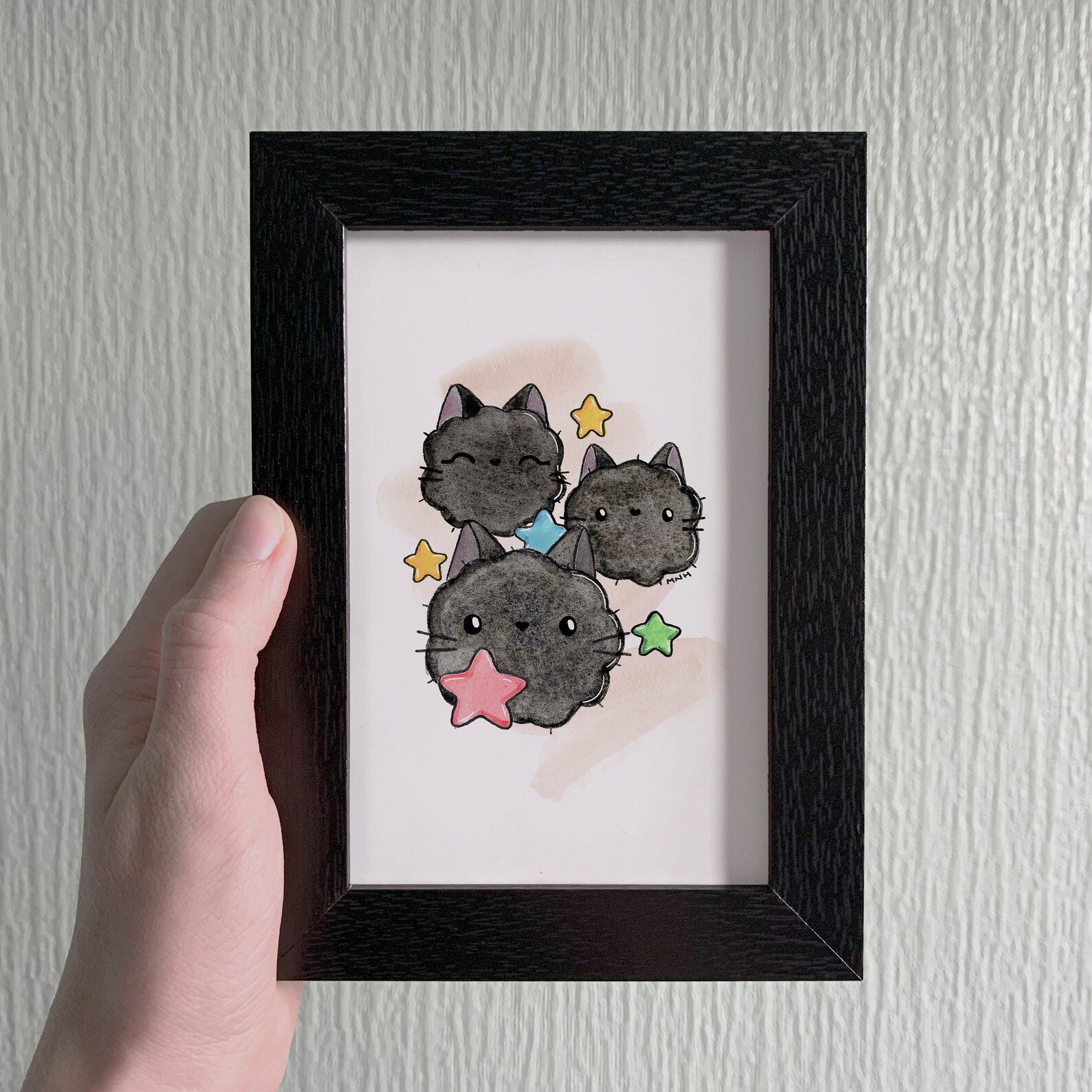 Sook Sprites / Cat Art Print / Soot Sprite Cat / Anime Art Print ...