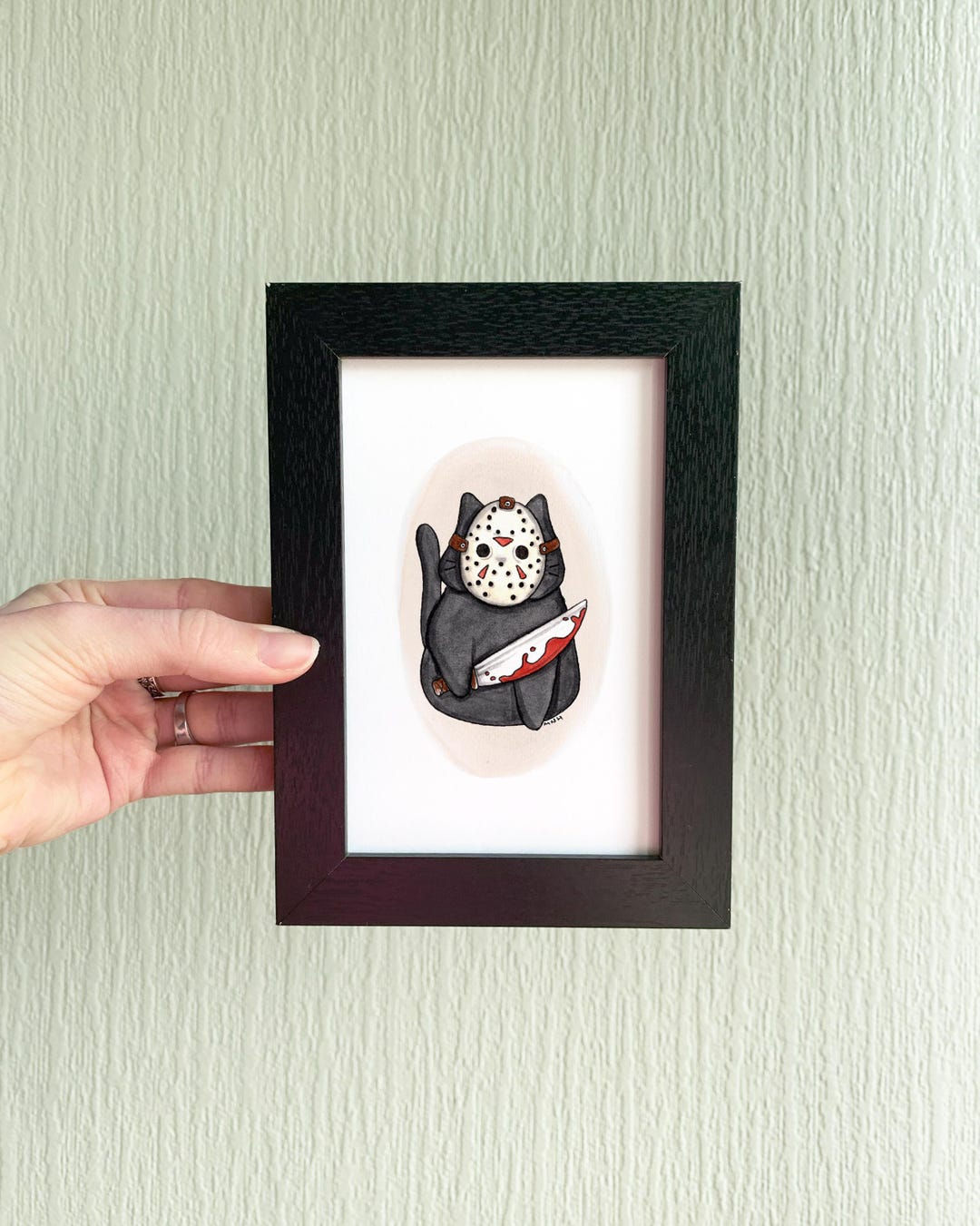 Freddy Mewger / Scratcher Slashers / Slasher Cat Art Print / Horror ...