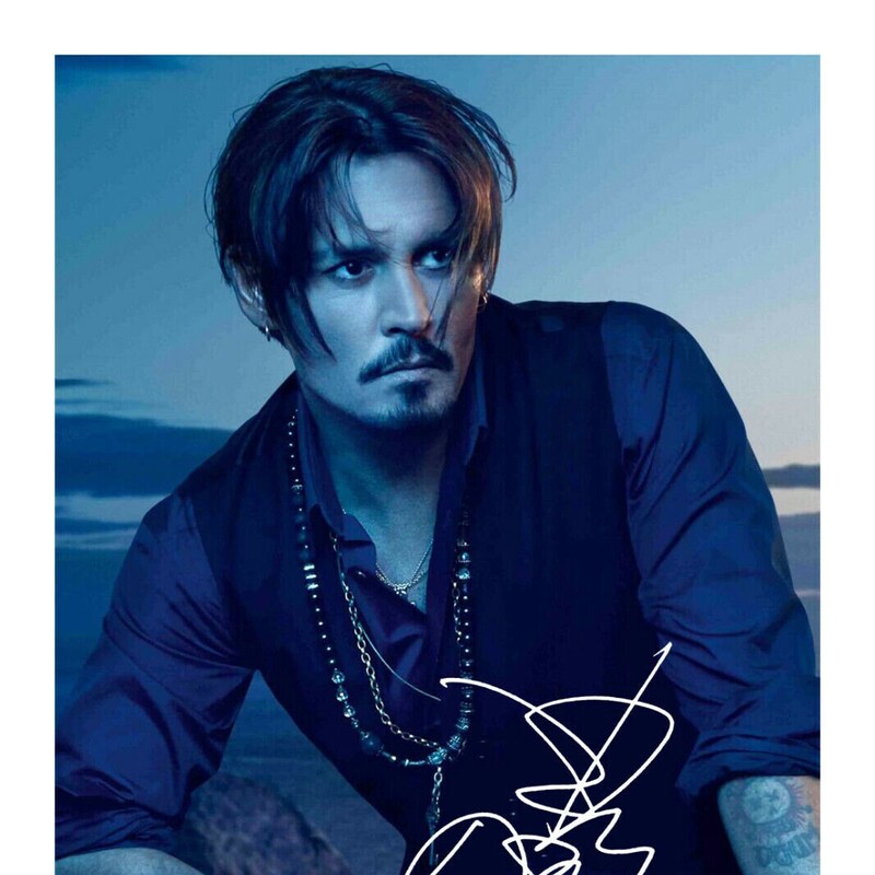 Johnny Depp Autographs - Etsy