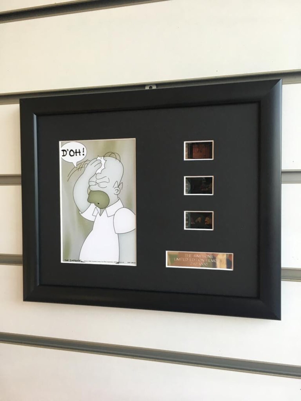Homer Simpson the Simpsons Fully Framed Film Cell COA - Etsy