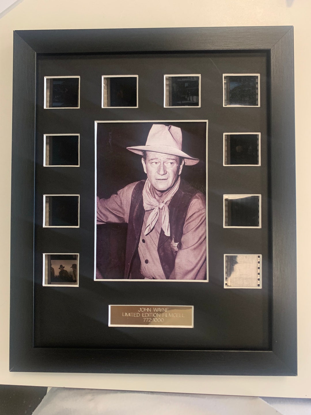 John Wayne Limited Edition Framed Film Cell Tv / Movie Memorabilia ...