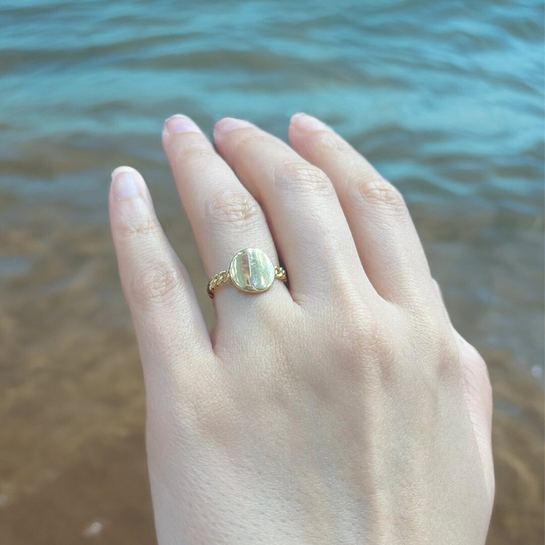 Customizable Signet Ring, Personalized Actual Drawing Logo Name Ring ...