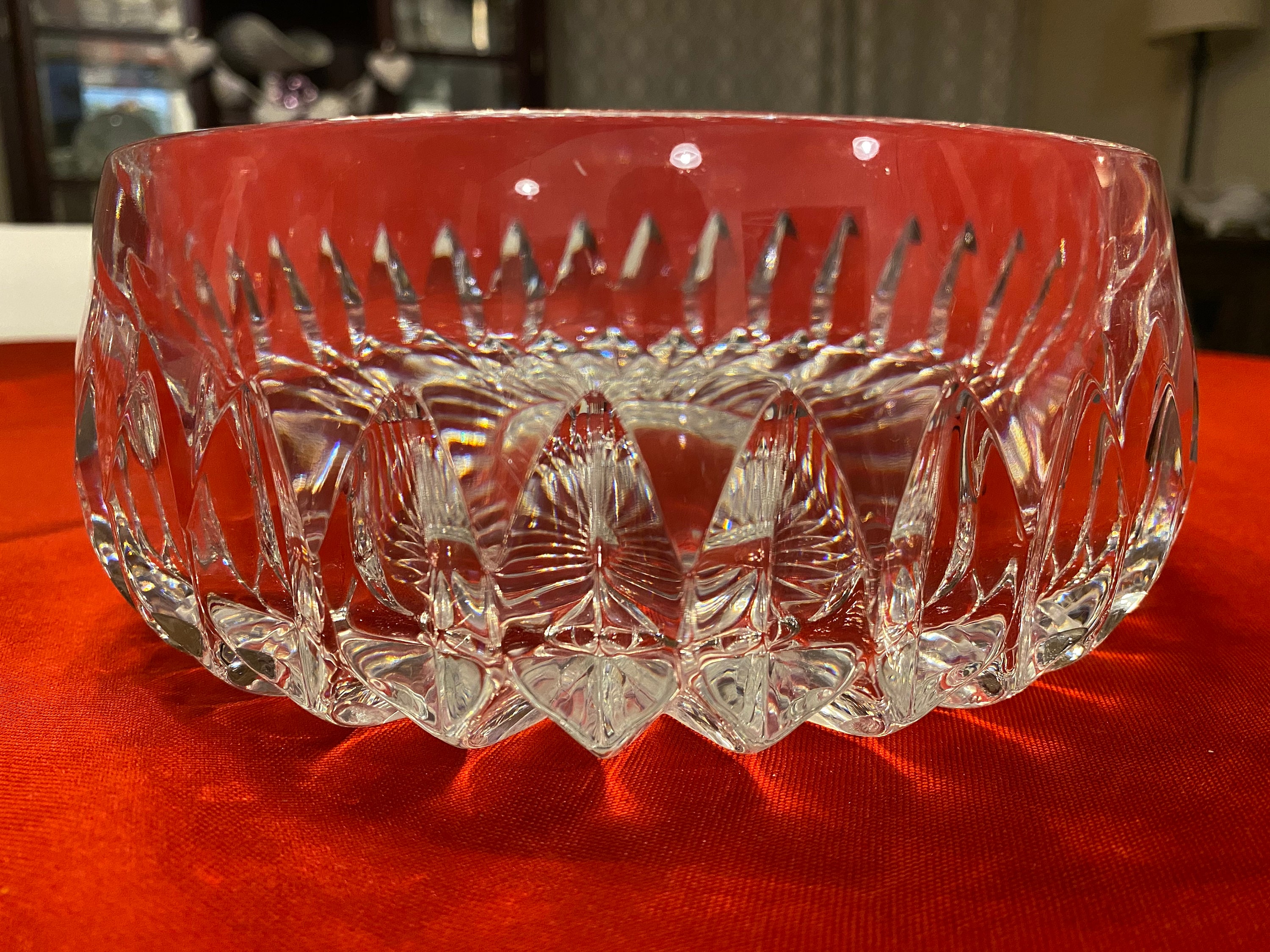 Vintage GORHAM Althea Crystal Bowl - Etsy