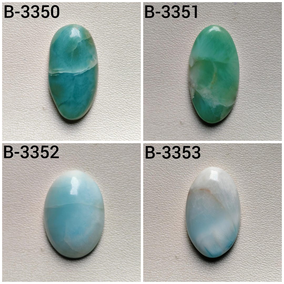Natural Larimar Gemstone Beautifull Quality Blue Larimar Cabochon - Etsy