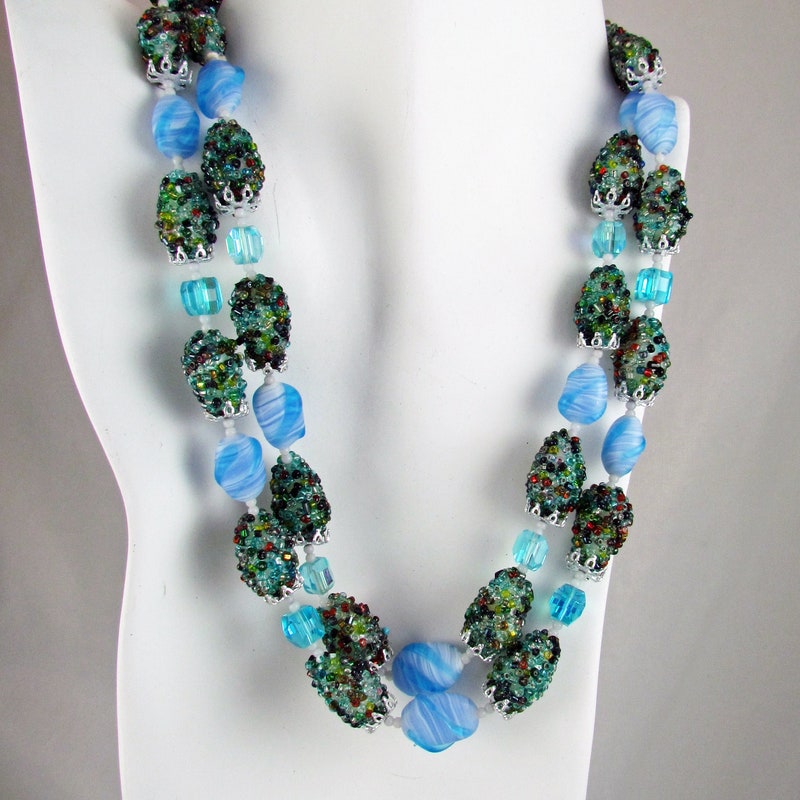 Lampwork Bead Necklace - Etsy