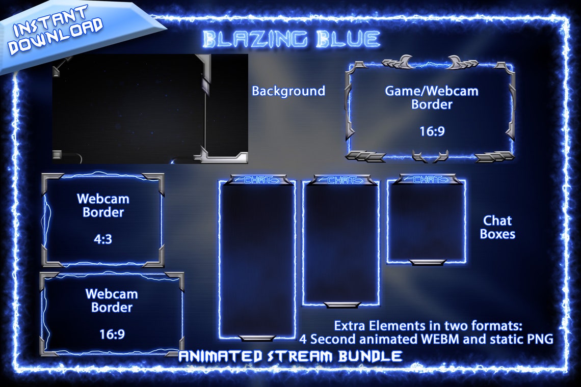 Full Animated Twitch Bundle, Animated Twitch Stream Package, Twitch ...