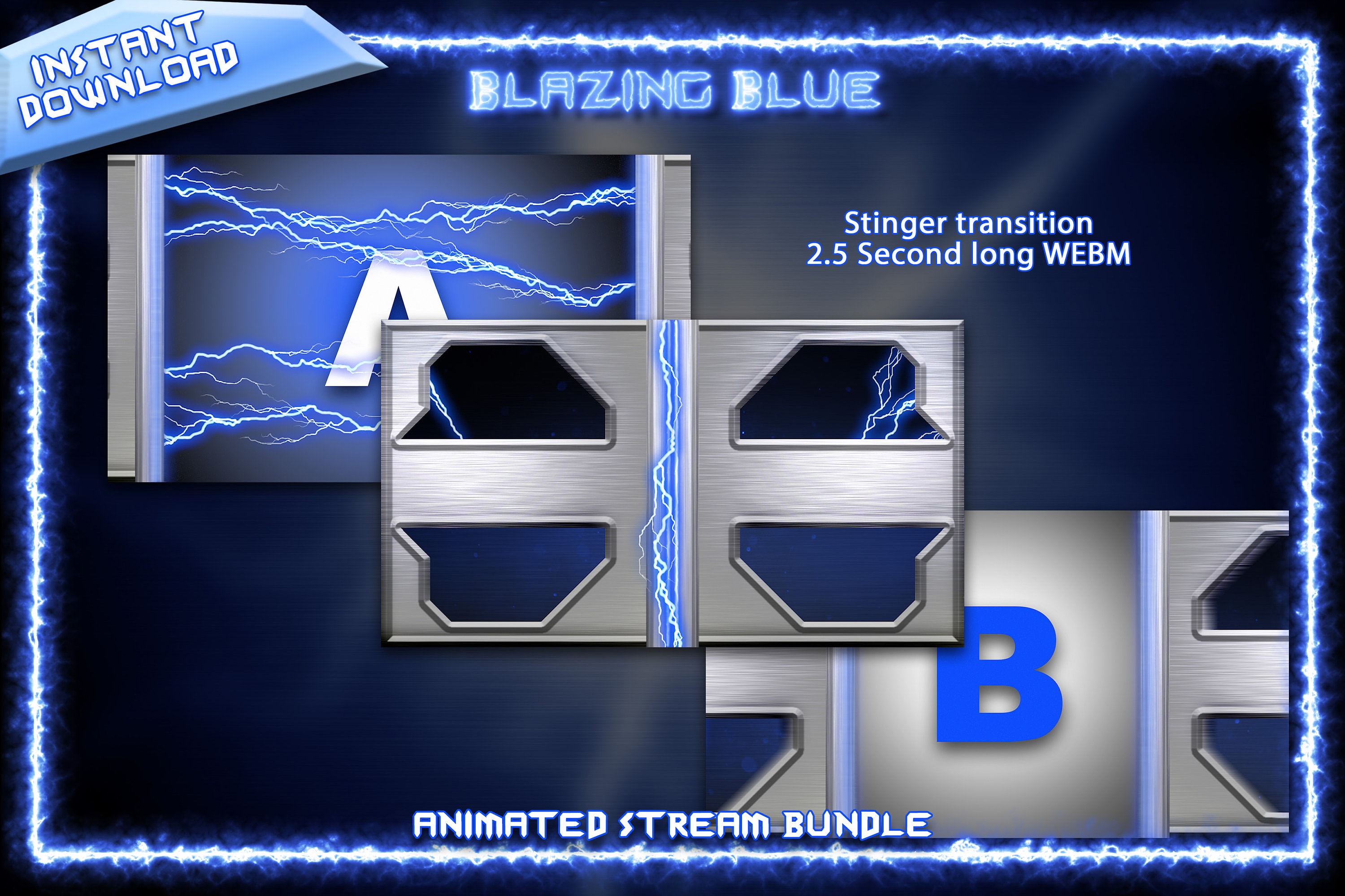 Full Animated Twitch Bundle, Animated Twitch Stream Package, Twitch ...