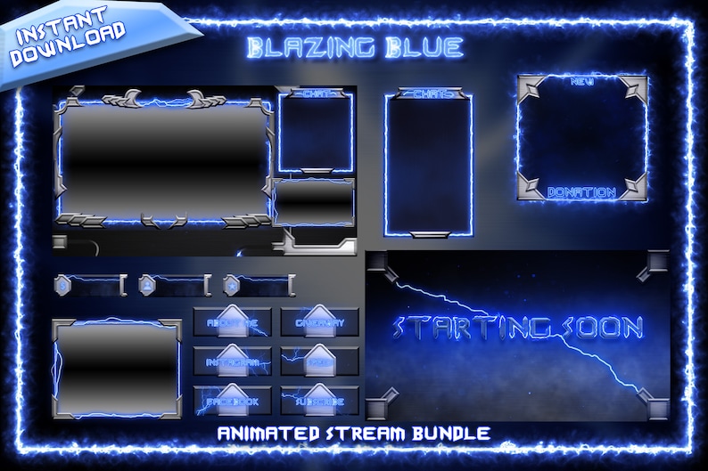 Full Animated Twitch Bundle, Animated Twitch Stream Package, Twitch ...